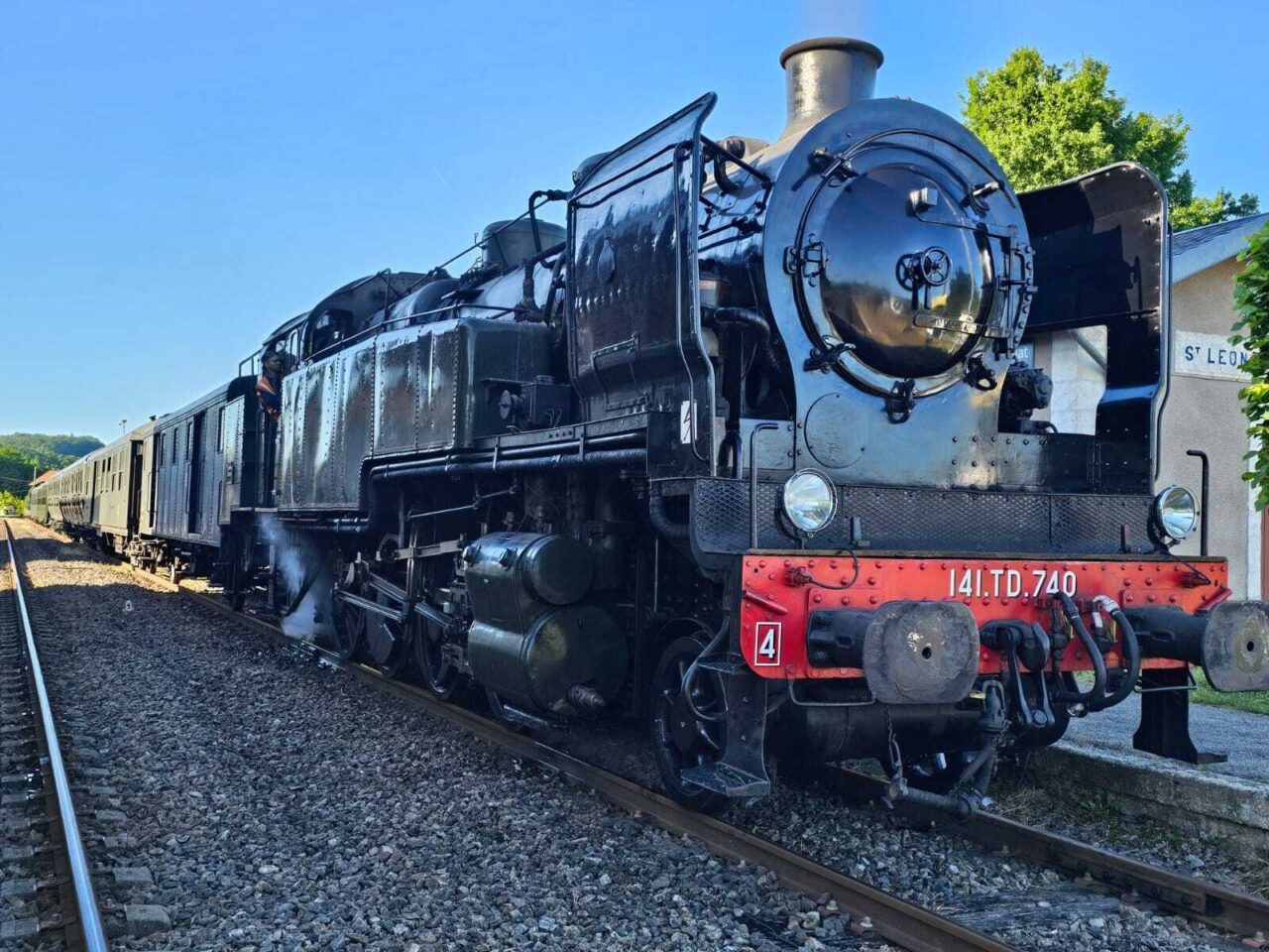 Le train à vapeur - Ville de Saint-Léonard-de-Noblat